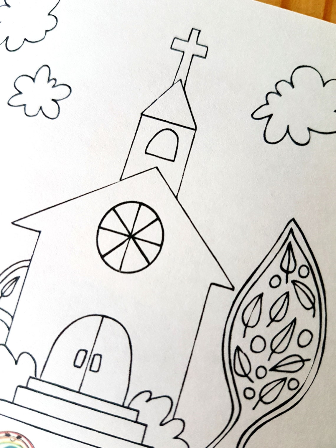Christening Baptism Coloring Pages Confirmation Activity - Etsy Canada