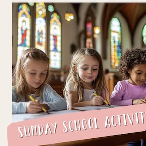 Printable Paper Church, Paper Church Kit, Sunday School Craft, Instant ...