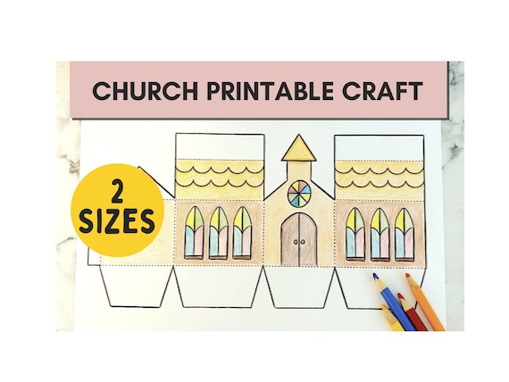 Printable 3d Paper Church