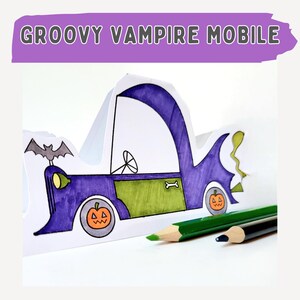 Halloween House Printable Craft 3D Model, Spooky Haunted House Coloring ...