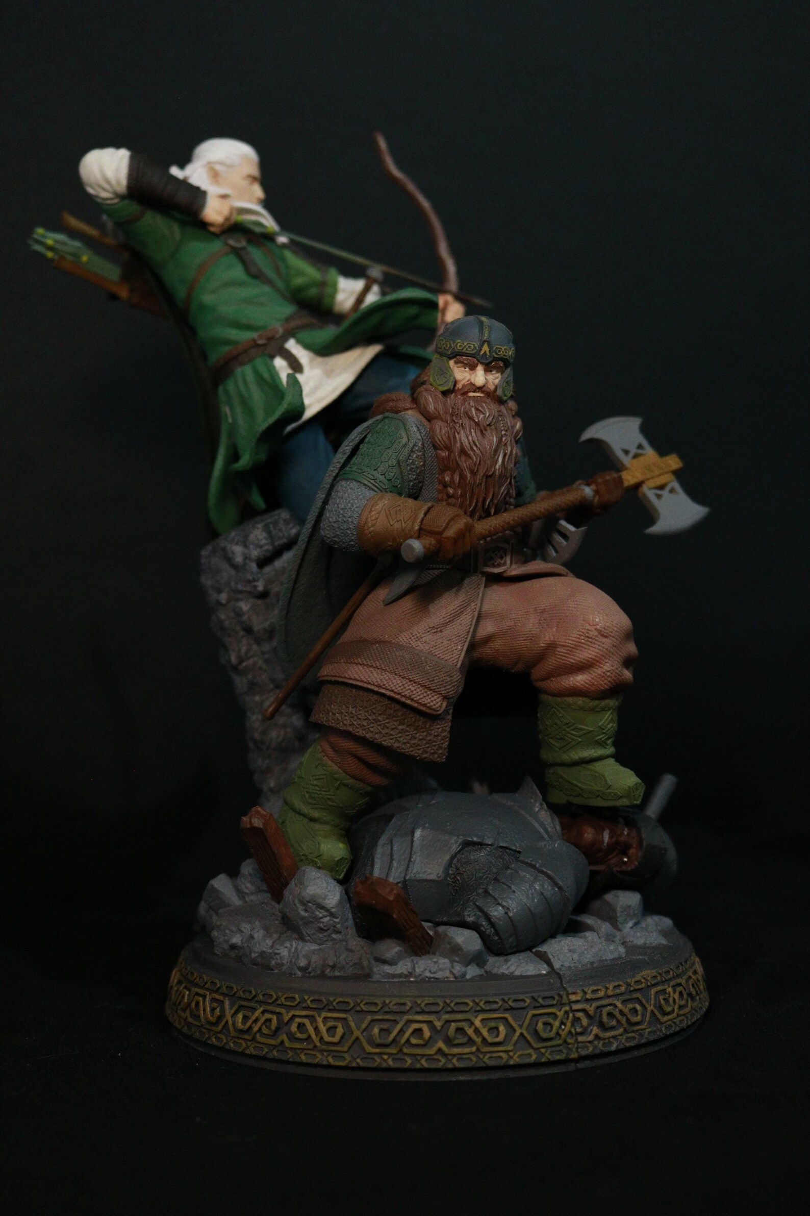 Gimli and Legolas 25CM Painted/unpainted High Quality Figure Printer ...