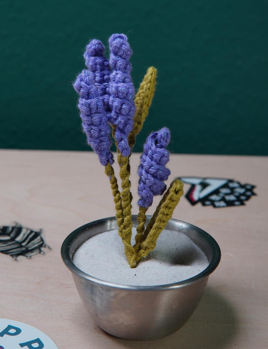 Crochet PDF Pattern: Crocheted Lavender – Amigurumi Flower PDF - Etsy