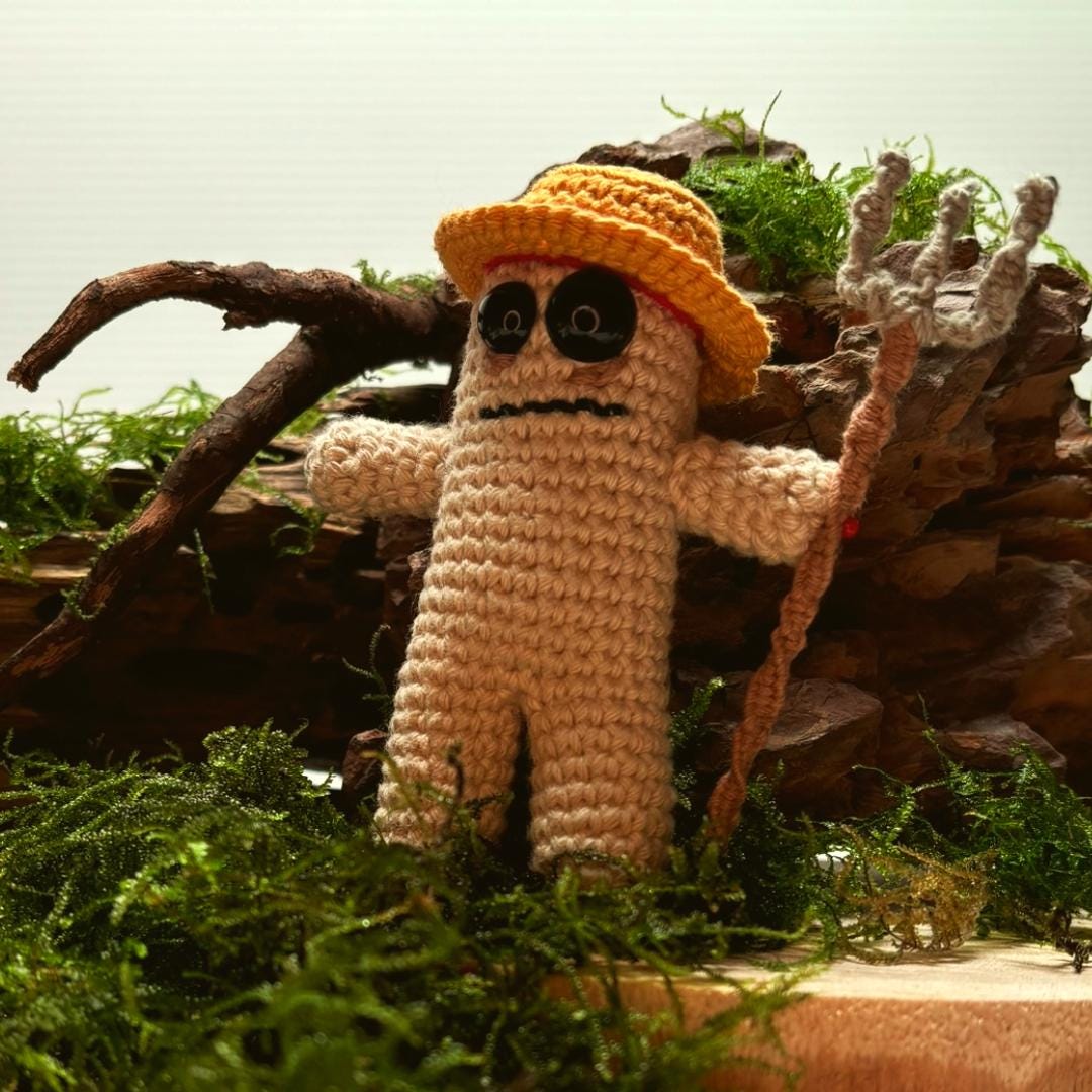 Adventurous Bob Amigurumi Crochet Pattern – With Straw Hat, Diving Gear ...