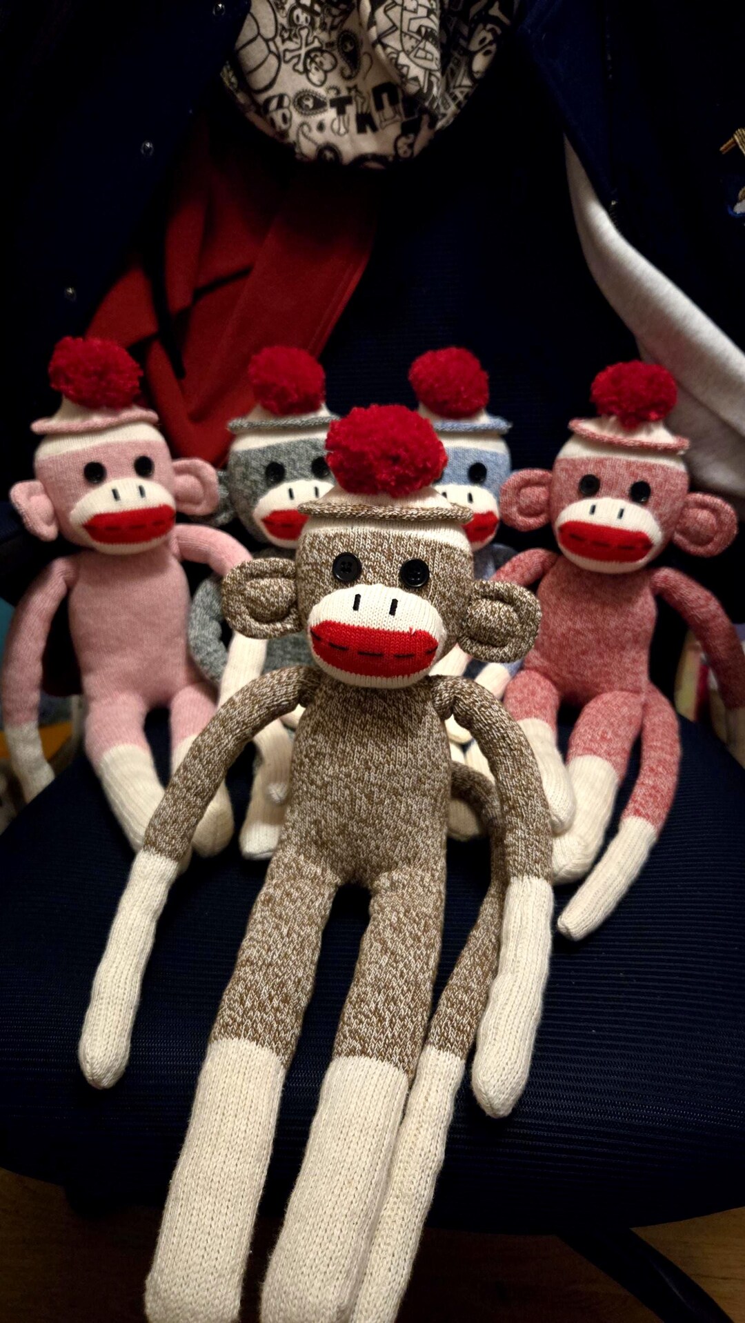 Sock Monkey Medium Sized WHOLE SET - Etsy