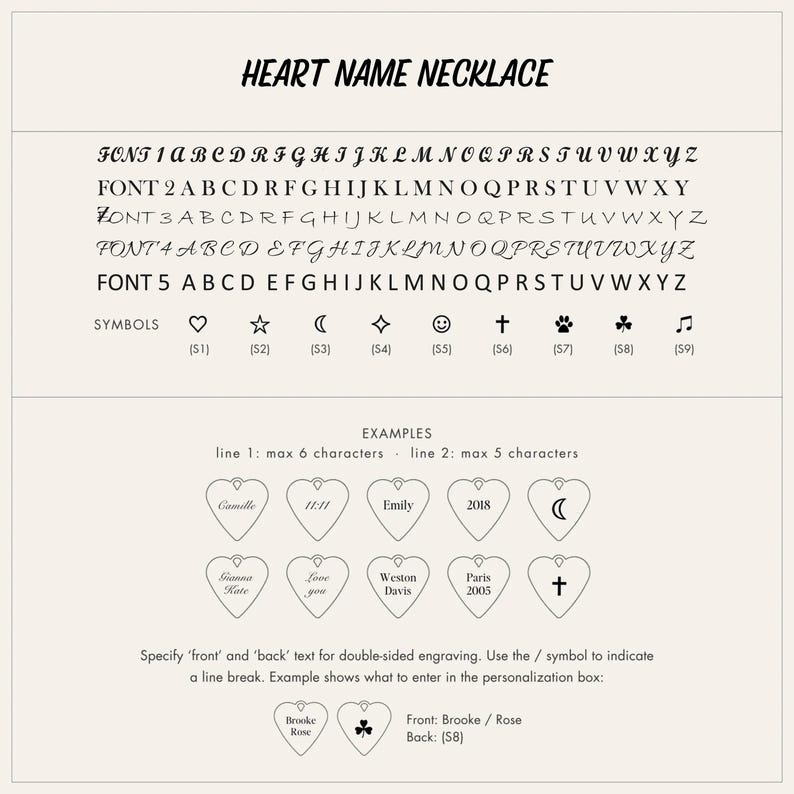 Engraved Mother Daughter Heart Necklace Set: Personalized Mom Jewelry ...
