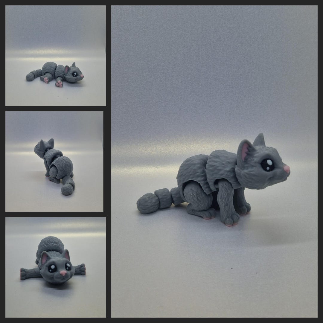 Fidget Cat Toy, Sensory Tool, Pocket-sized Fidget, Calming Toy ...