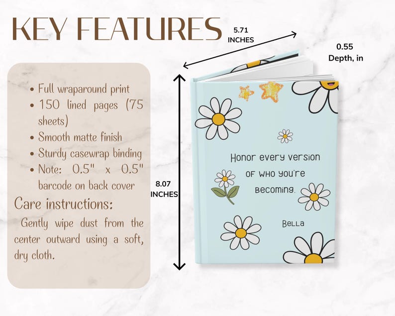 Personalized Manifestation Journal: Custom Affirmation Notebook With ...