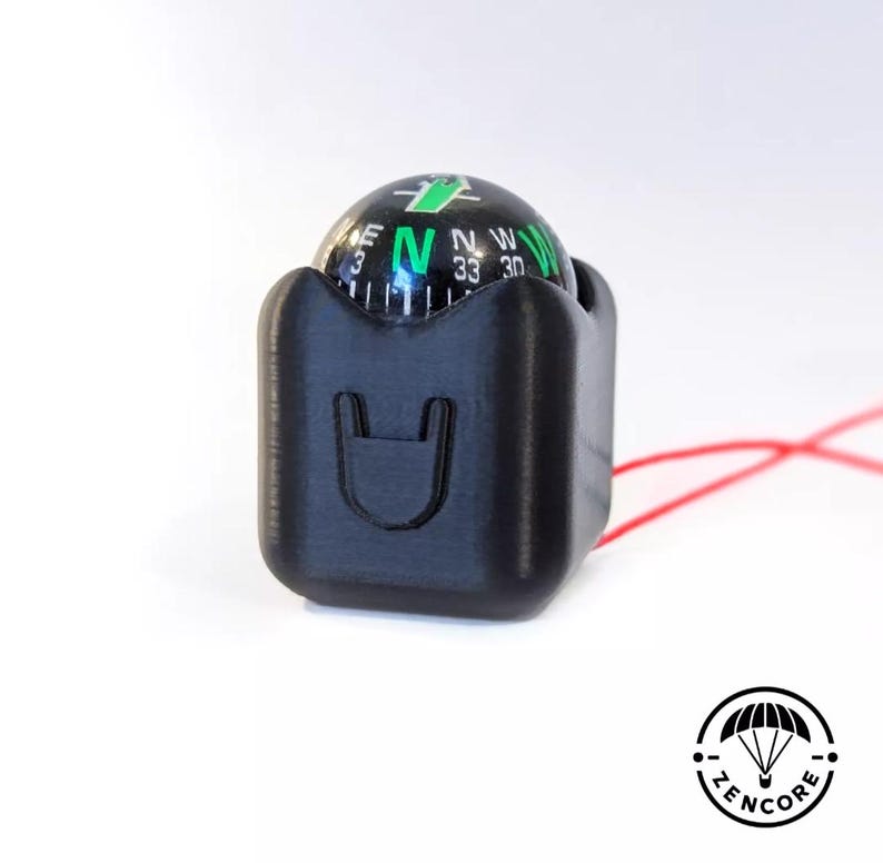 Zen-core Paraglider Riser Strap Compass | Lightweight, Battery-free ...
