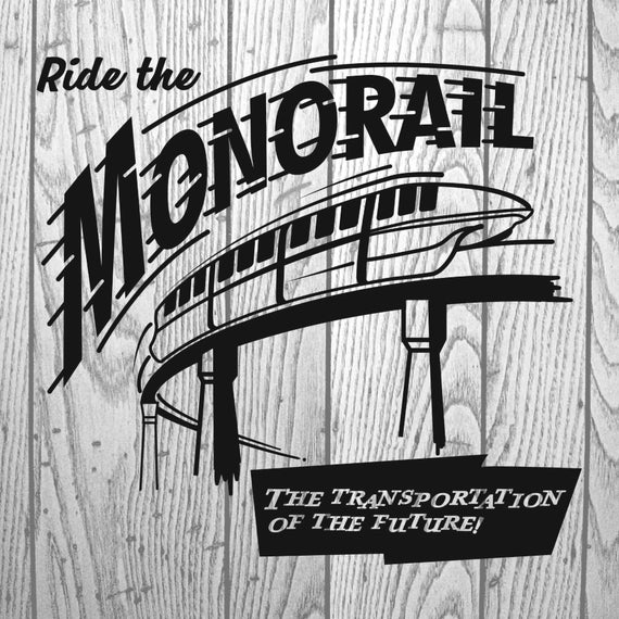 Monorail Mickey SVG Vinyl Cut File Pdf Jpg Png Ai - Etsy