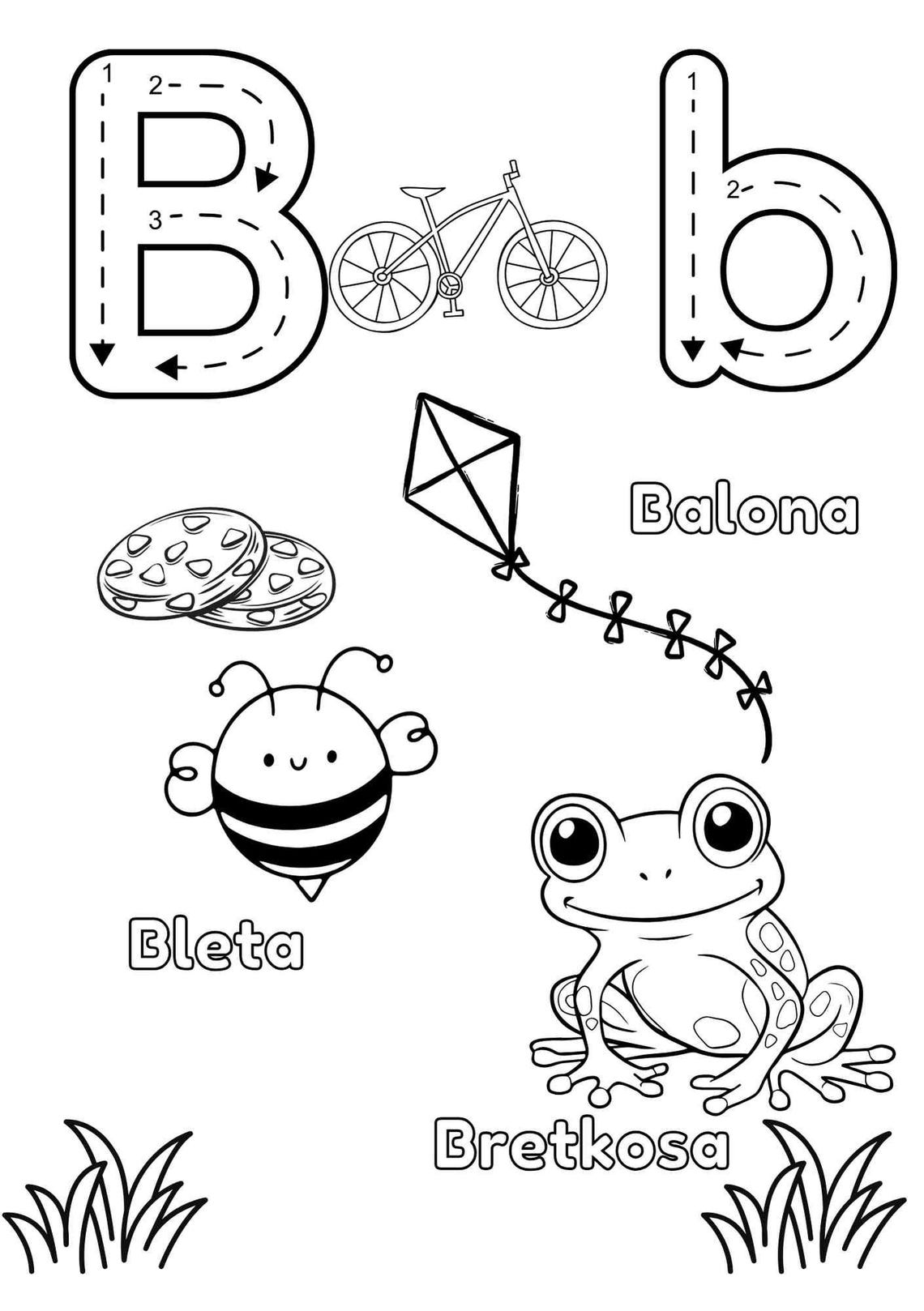Albanian Alphabet. Colouring Book. Alfabeti I Gjuhës Shqipe. Libër Për ...