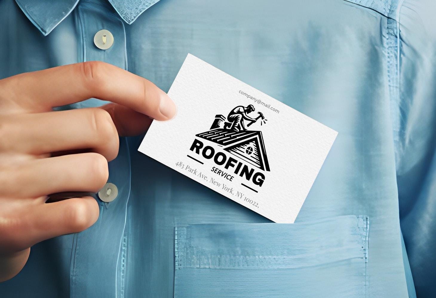 Roofing Business Logo Customize Template, SVG, PDF, PNG, Jpg Roofer Svg ...