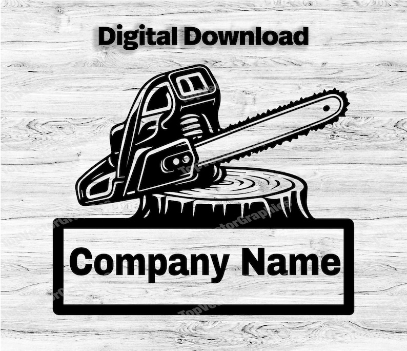 Tree Cutting Business Logo Customize Template, SVG, PDF, PNG Service ...