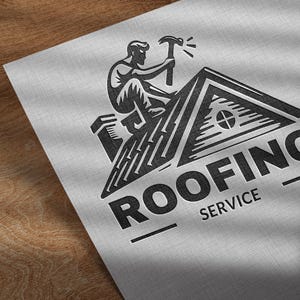 Roofing Business Logo Customize Template, SVG, PDF, PNG, Jpg Roofer Svg ...