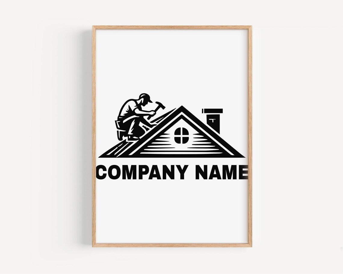Roofing Business Logo Customize Template, SVG, PDF, PNG, Jpg Roofer Svg ...