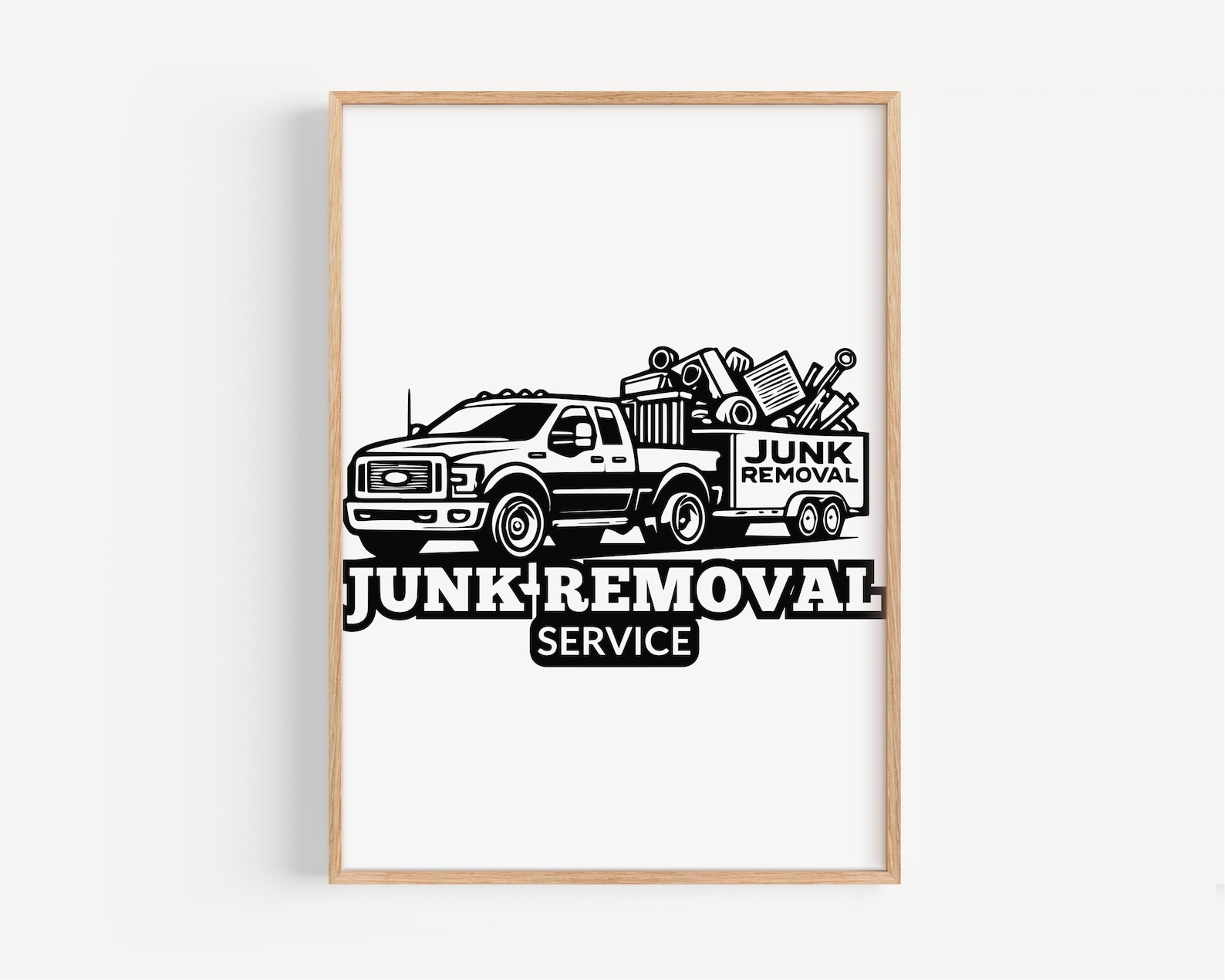 Junk Removal Business Logo Customize Template, SVG, PDF, PNG, Junk Svg ...