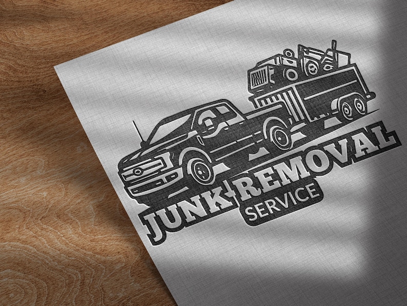 Junk Removal Business Logo Customize Template, SVG, PDF, PNG, Junk Svg ...