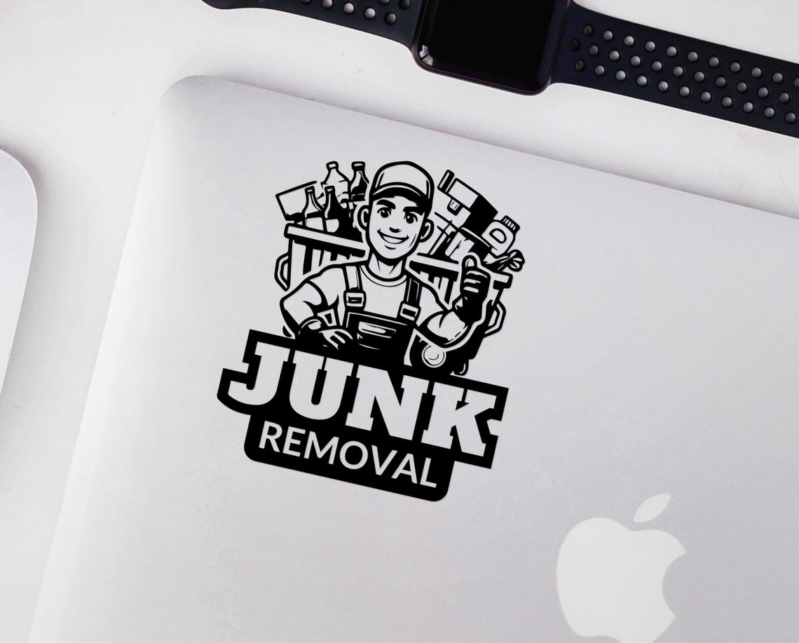 Junk Removal Business Logo Customize Template, SVG, PDF, PNG, Junk Svg ...