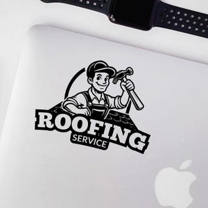 Roofing Business Logo Customize Template, SVG, PDF, PNG, Jpg Roofer Svg ...