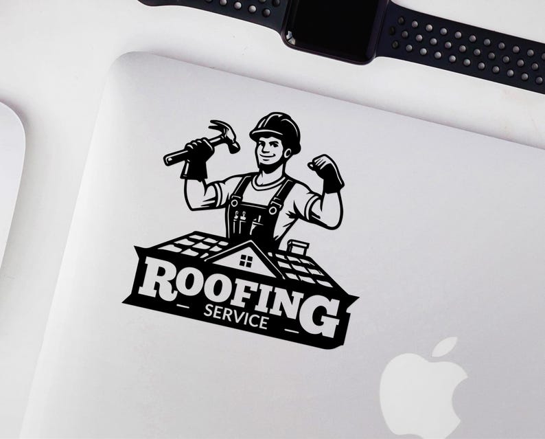 Roofing Business Logo Customize Template, SVG, PDF, PNG, Jpg Roofer Svg ...
