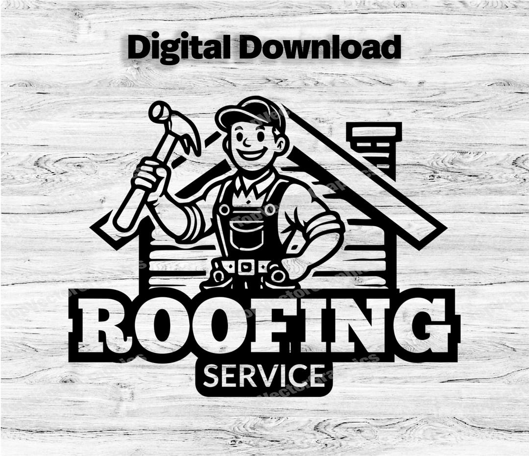 Roofing Business Logo Customize Template, SVG, PDF, PNG, Jpg Roofer Svg ...