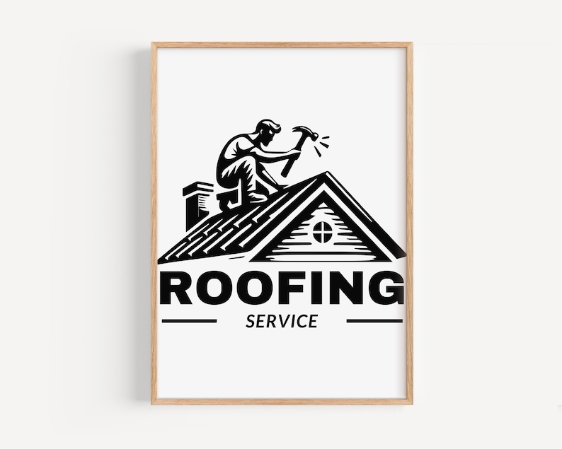Roofing Business Logo Customize Template, SVG, PDF, PNG, Jpg Roofer Svg ...