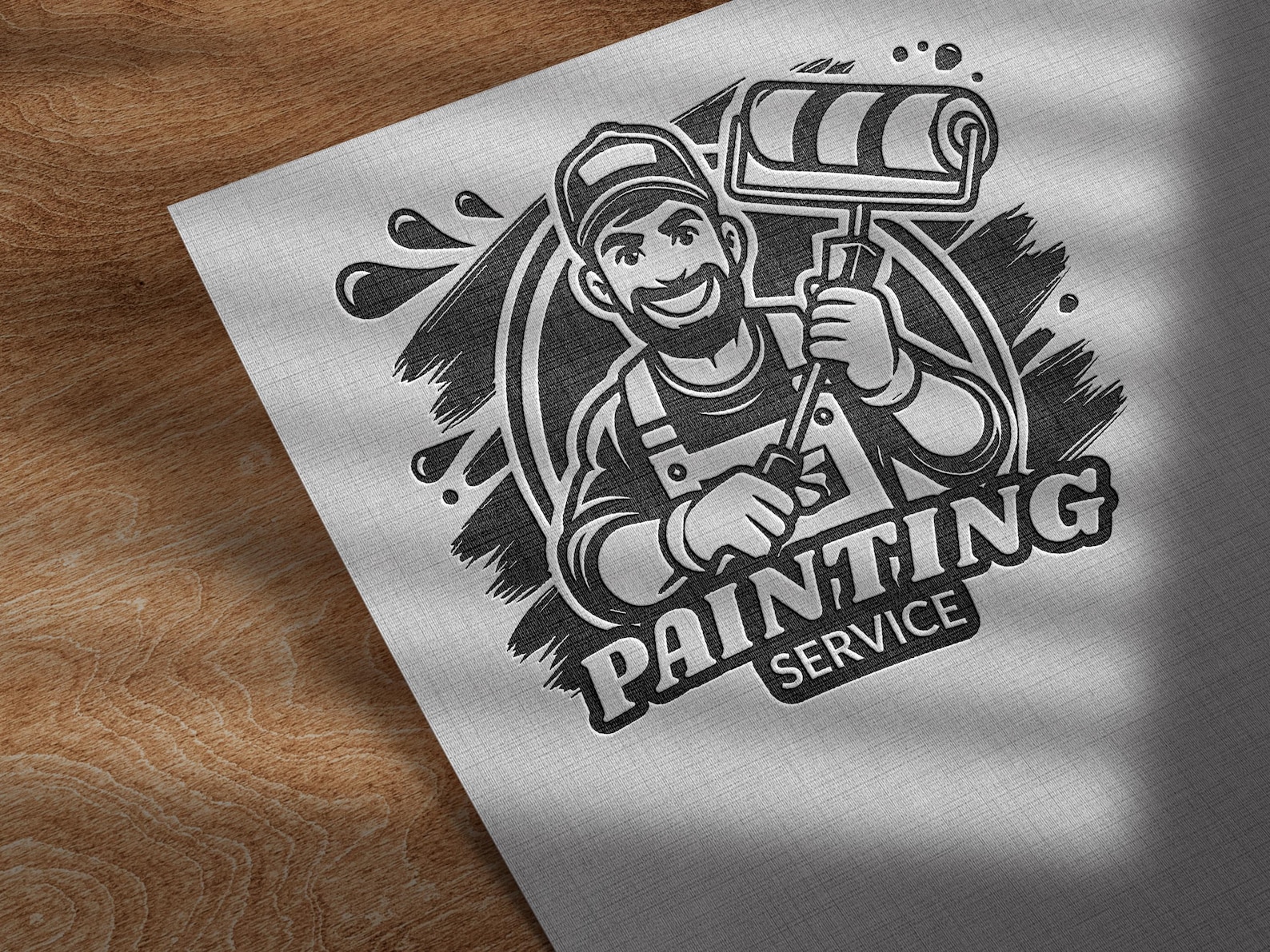 Painting Business Logo Customize Template, SVG, PDF, PNG, Jpg Painter ...