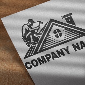 Roofing Business Logo Customize Template, SVG, PDF, PNG, Jpg Roofer Svg ...