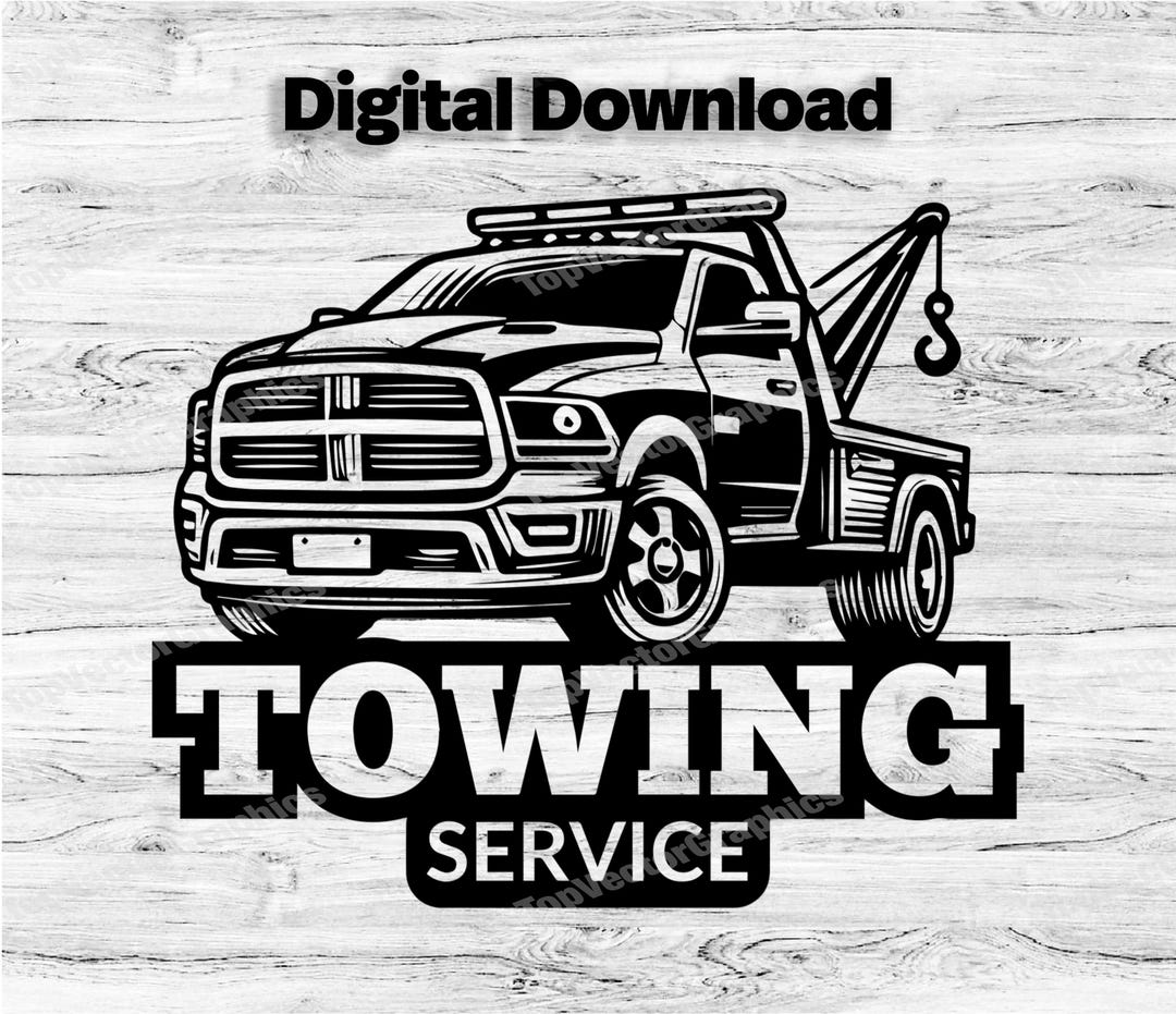 Towing Business Logo Customize Template, SVG, PDF, PNG, Jpg Tow Truck ...