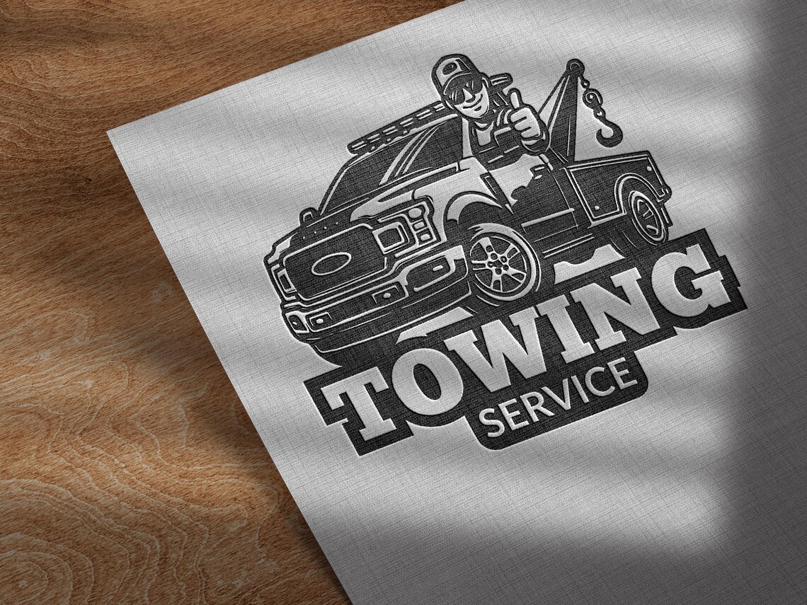 Towing Business Logo Customize Template, SVG, PDF, PNG, Jpg Tow Truck ...