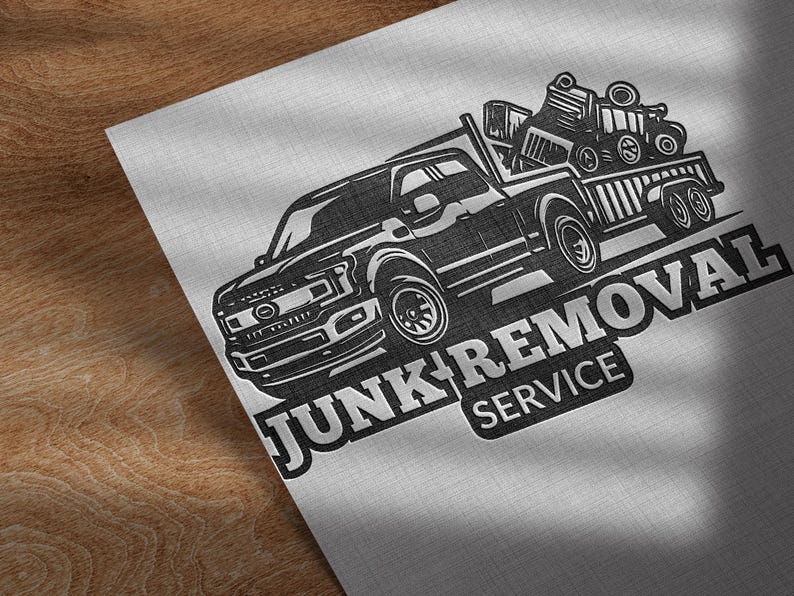 Junk Removal Business Logo Customize Template, SVG, PDF, PNG, Junk Svg ...