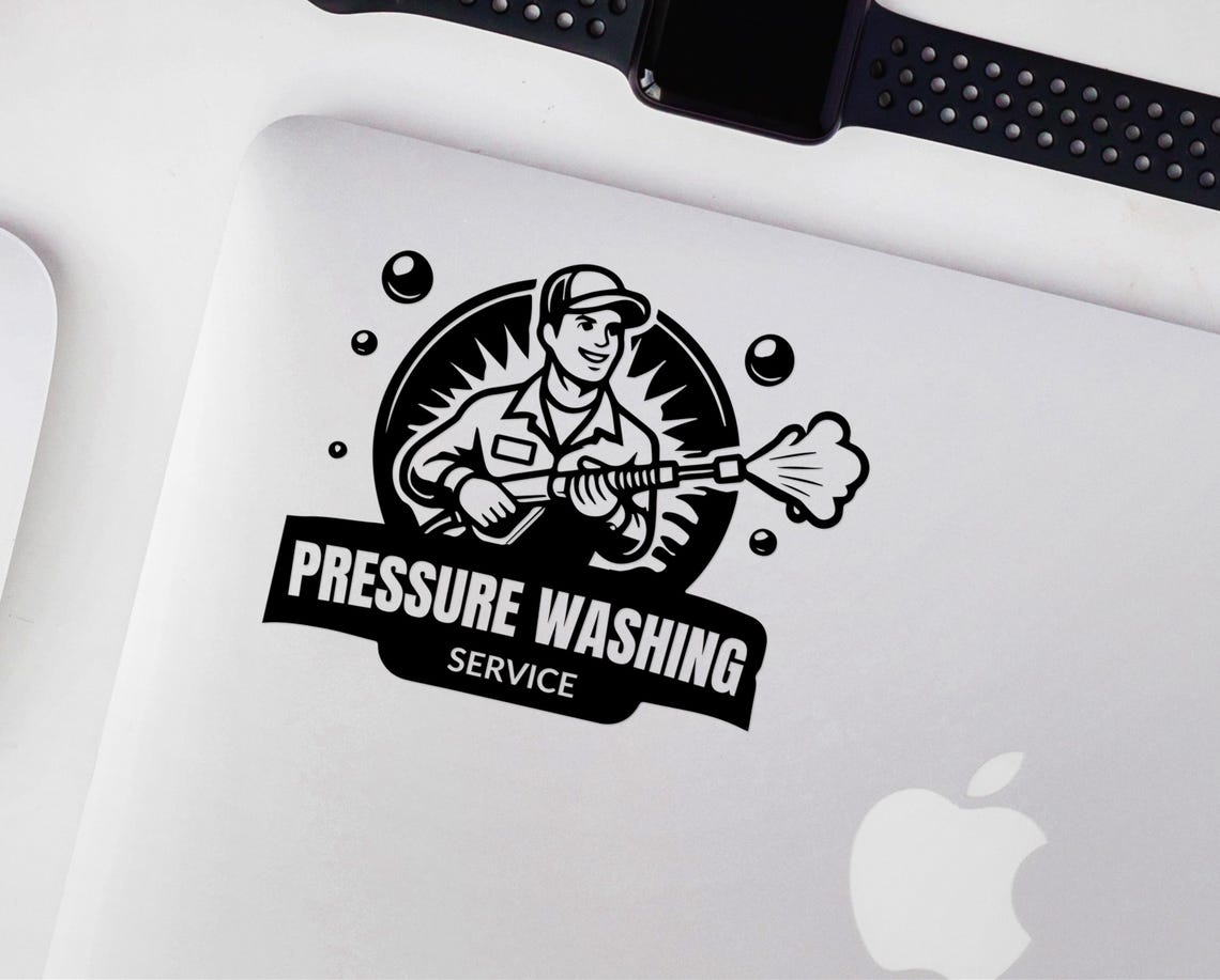 Pressure Washing Business Logo Customize Template, Canva Template ...