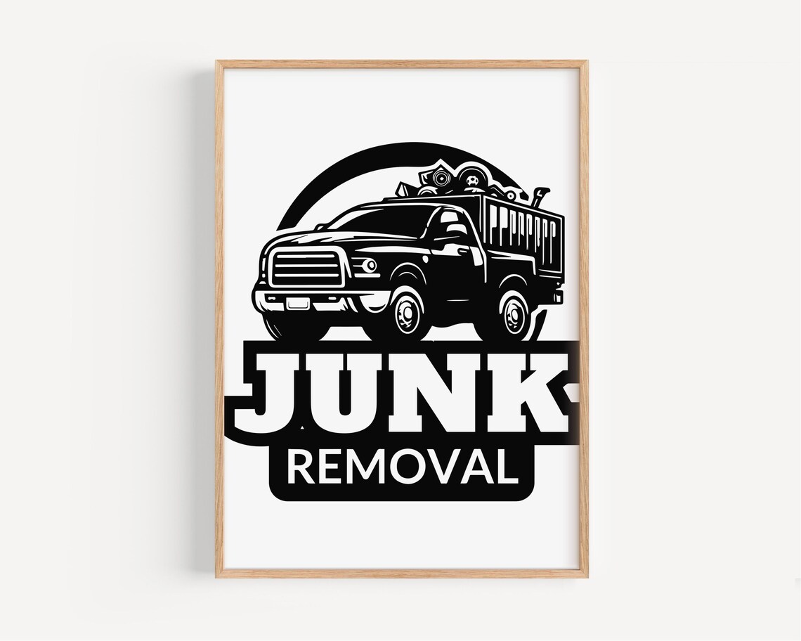 Junk Removal Business Logo Customize Template, SVG, PDF, PNG, Junk Svg ...