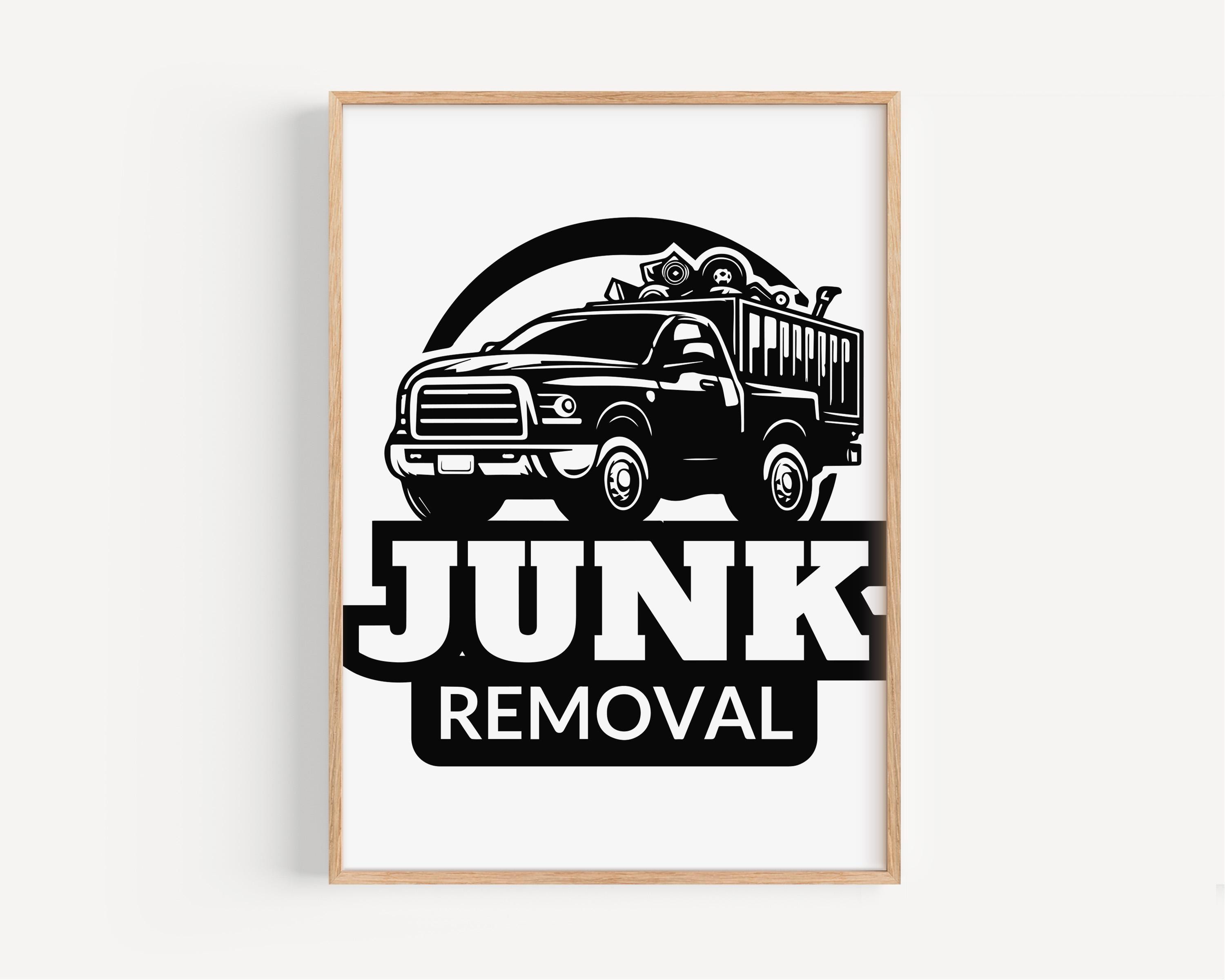 Junk Removal Business Logo Customize Template, SVG, PDF, PNG, Junk Svg ...