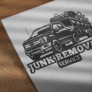 Junk Removal Business Logo Customize Template, SVG, PDF, PNG, Junk Svg ...