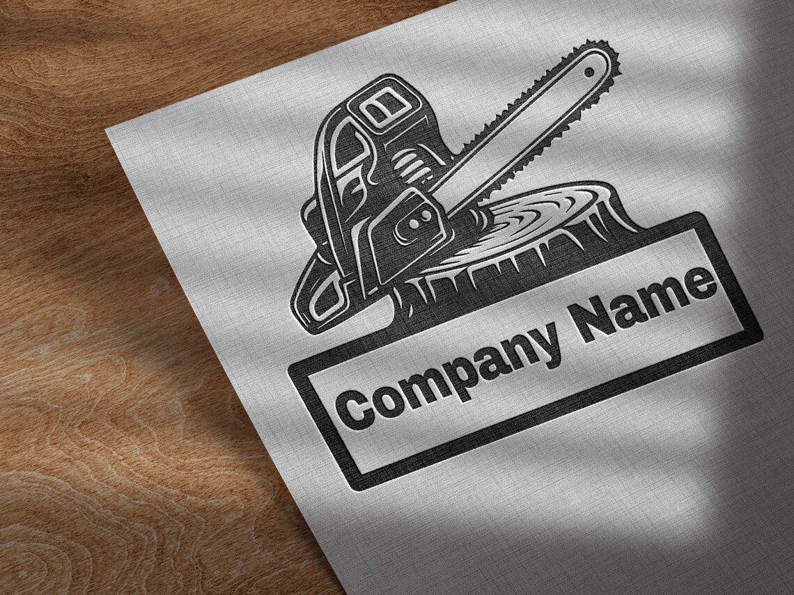 Tree Cutting Business Logo Customize Template, SVG, PDF, PNG Service ...