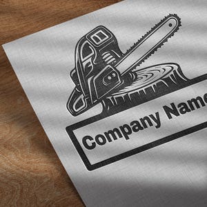 Tree Cutting Business Logo Customize Template, SVG, PDF, PNG Service ...