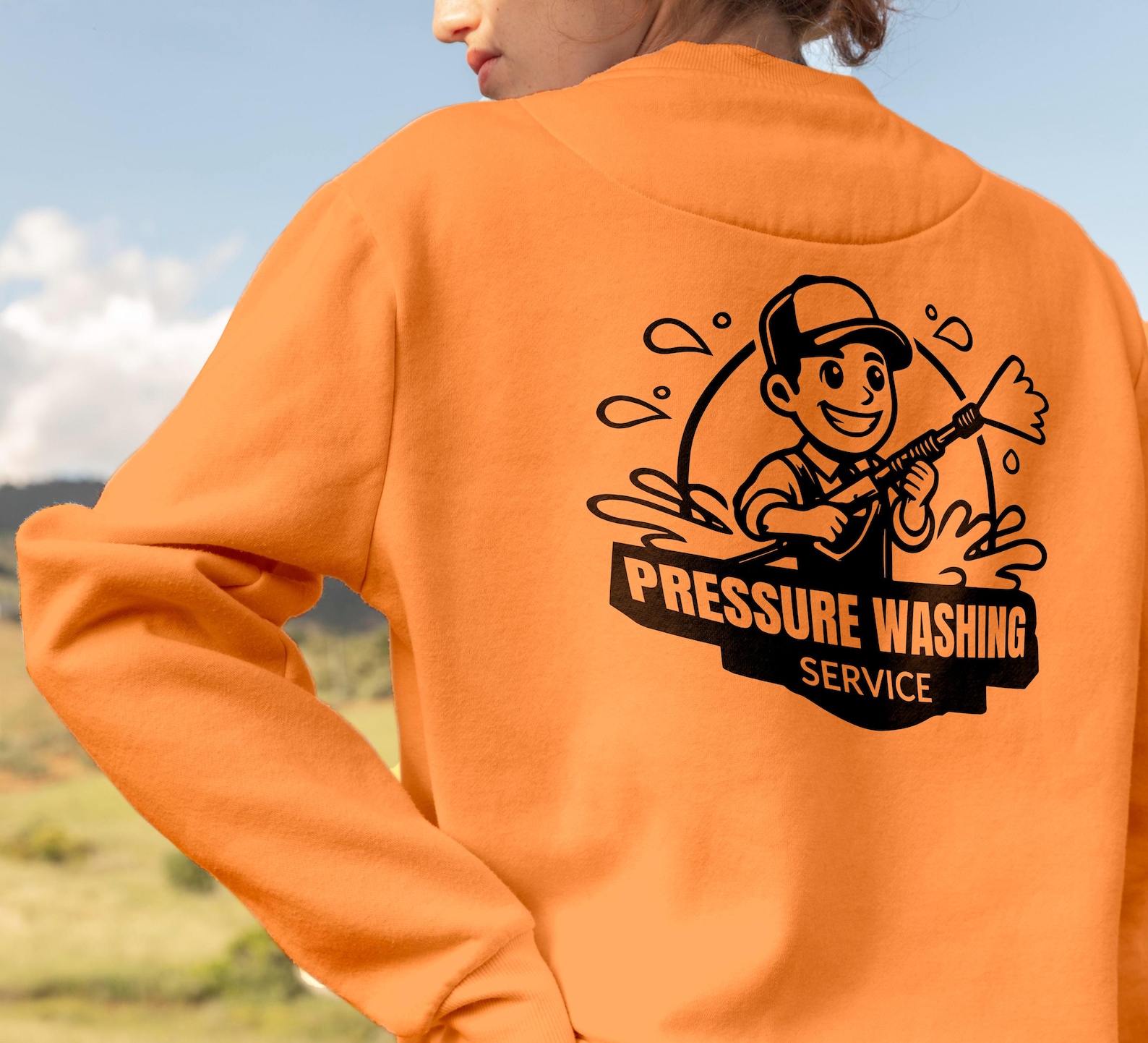 Pressure Washing Business Logo Customize Template, Canva Template ...