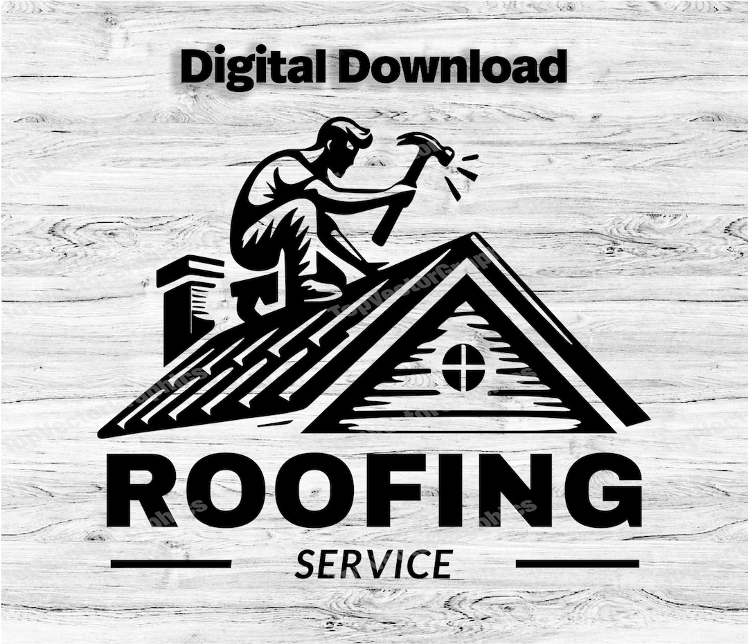Roofing Business Logo Customize Template, SVG, PDF, PNG, Jpg Roofer Svg ...