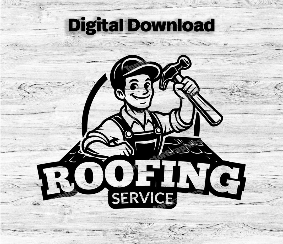 Roofing Business Logo Customize Template, SVG, PDF, PNG, Jpg Roofer Svg ...