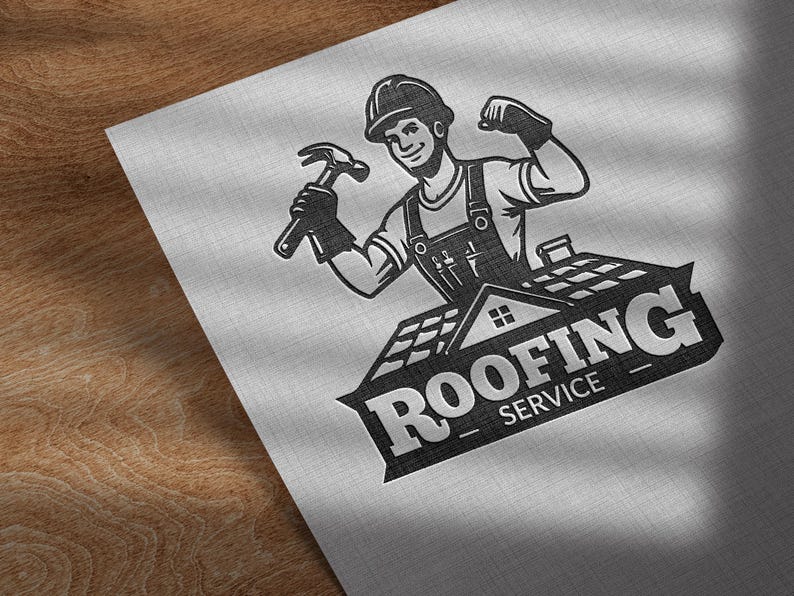 Roofing Business Logo Customize Template, SVG, PDF, PNG, Jpg Roofer Svg ...