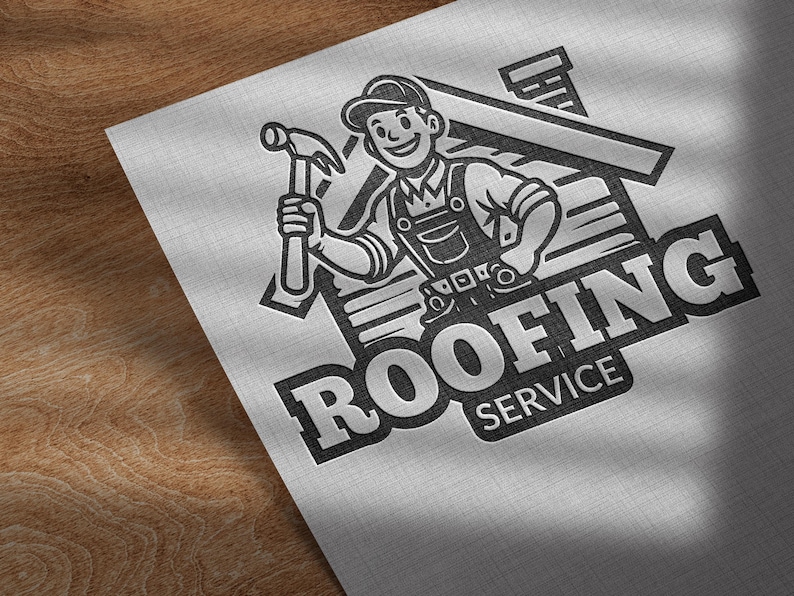 Roofing Business Logo Customize Template, SVG, PDF, PNG, Jpg Roofer Svg ...