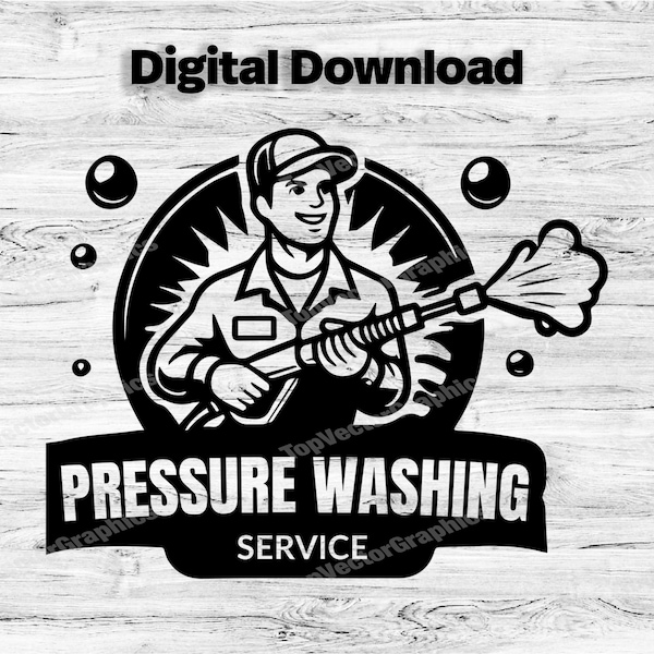 Pressure Washing Business Logo - Etsy