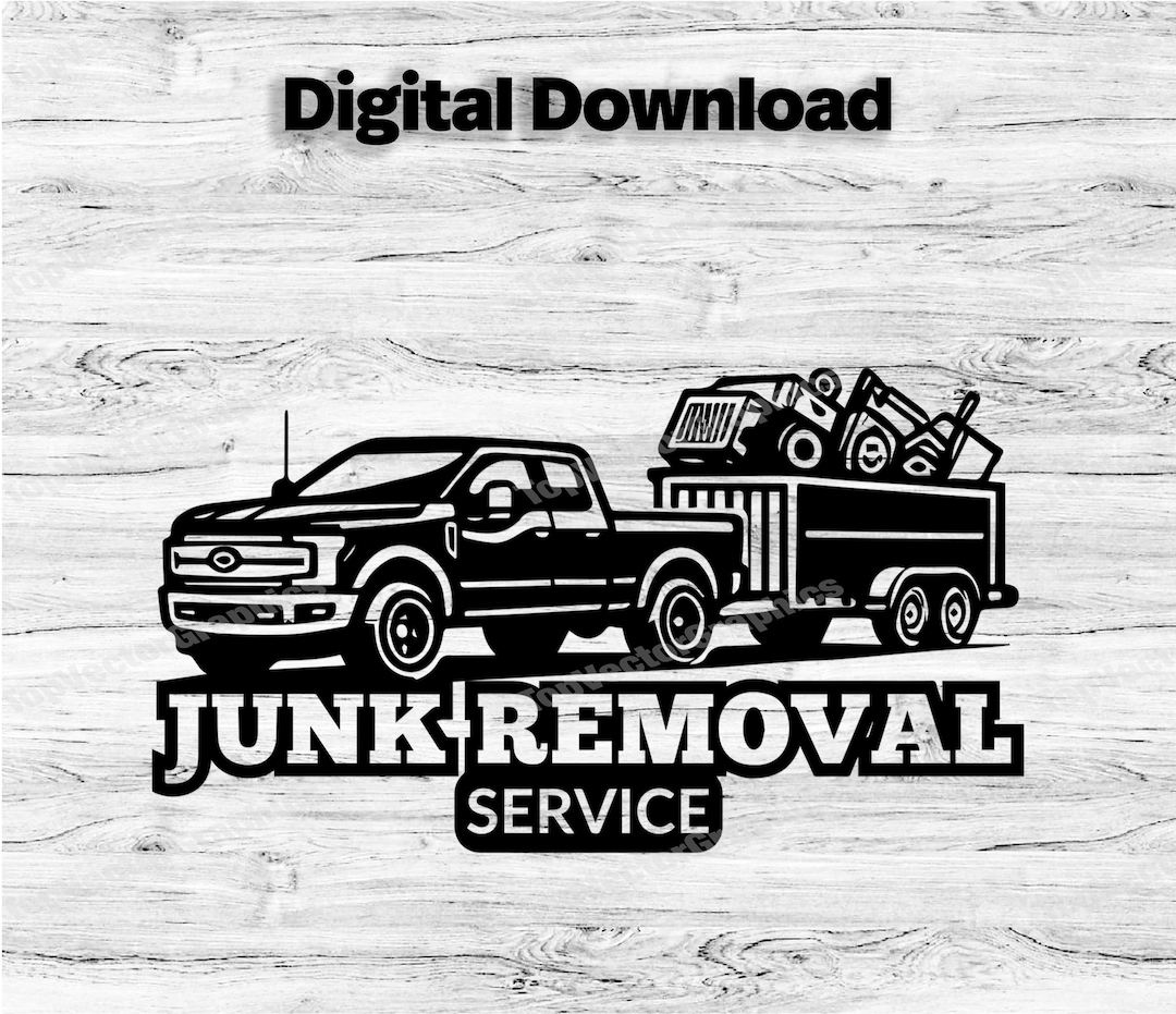 Junk Removal Business Logo Customize Template, SVG, PDF, PNG, Junk Svg ...