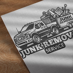 Junk Removal Business Logo Customize Template, SVG, PDF, PNG, Junk Svg ...
