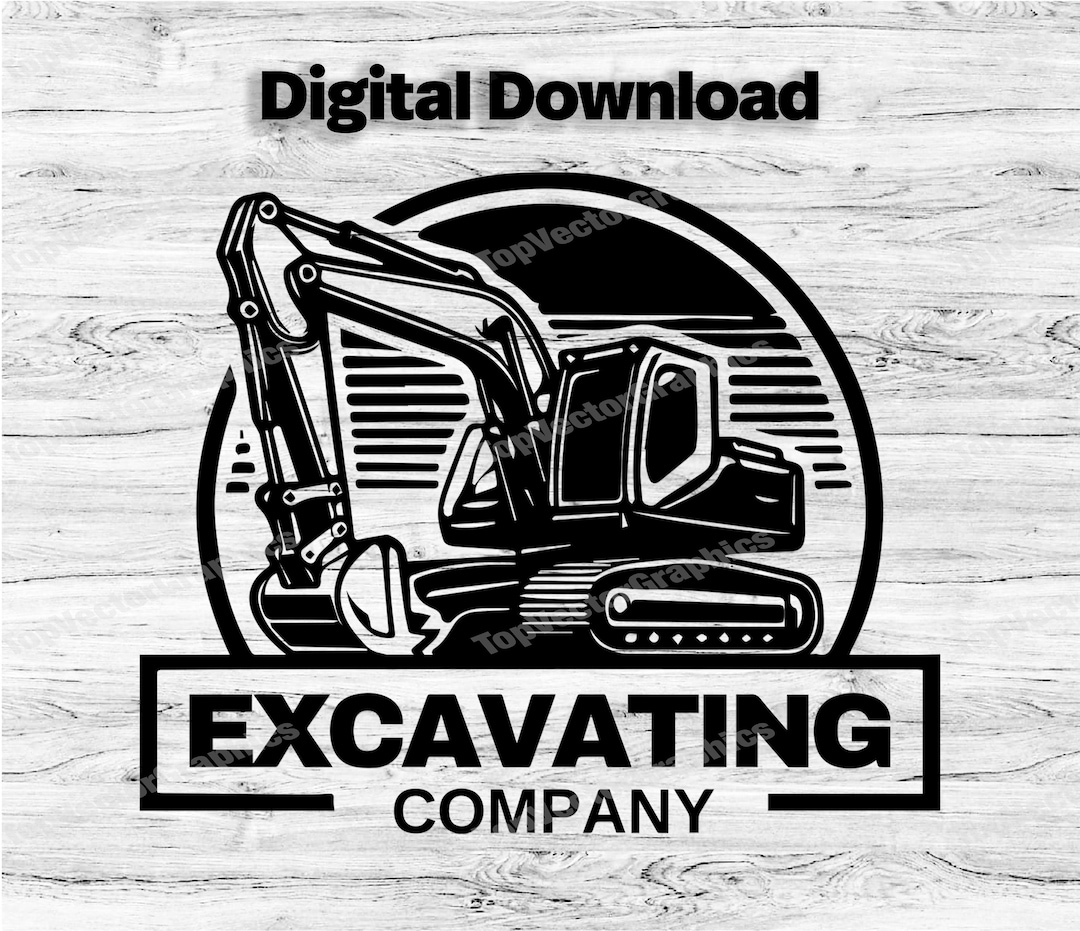 Excavating Business Logo Customize Template, SVG, PDF, PNG, Jpg ...