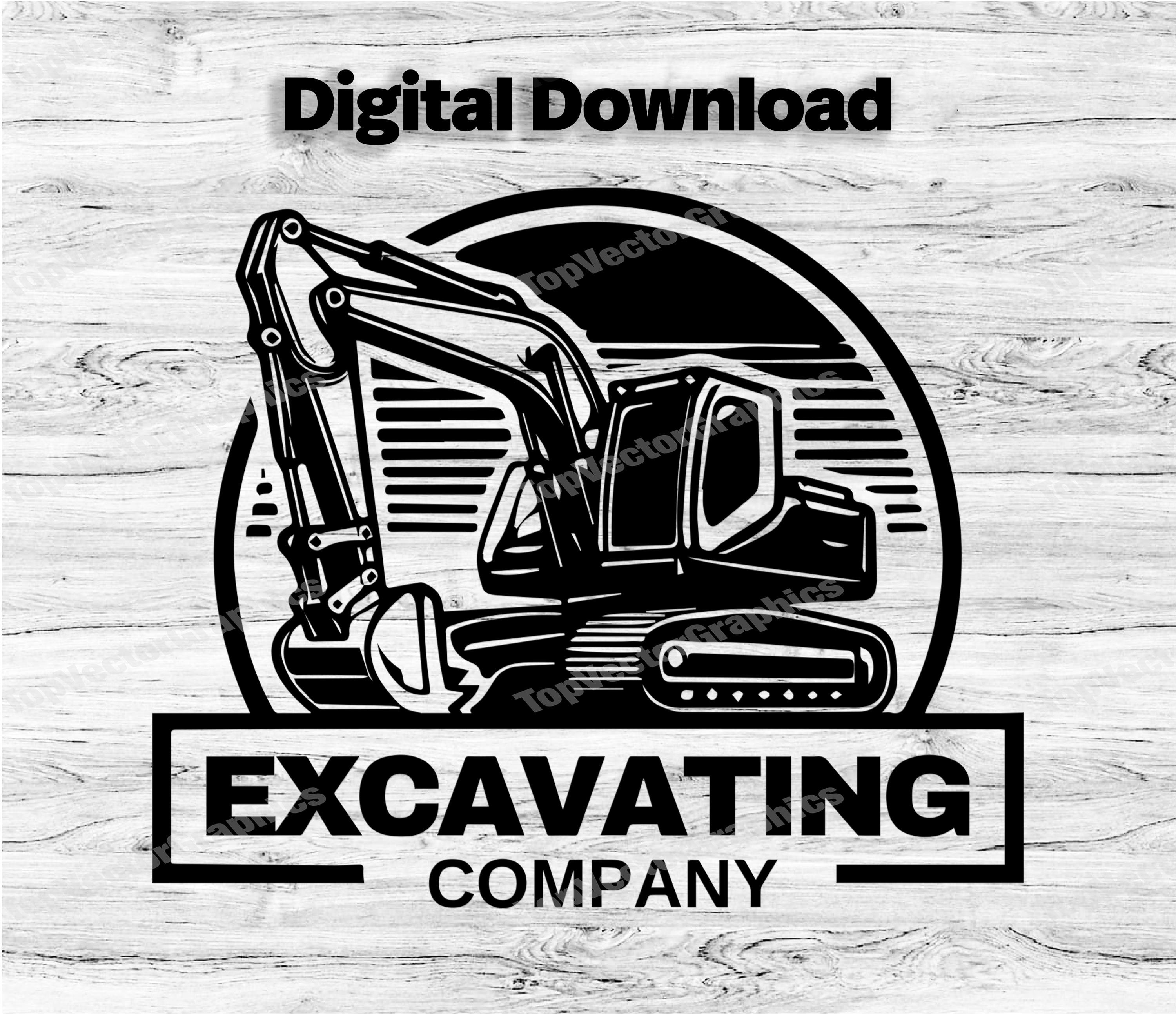 Excavating Business Logo Customize Template, SVG, PDF, PNG, Jpg ...