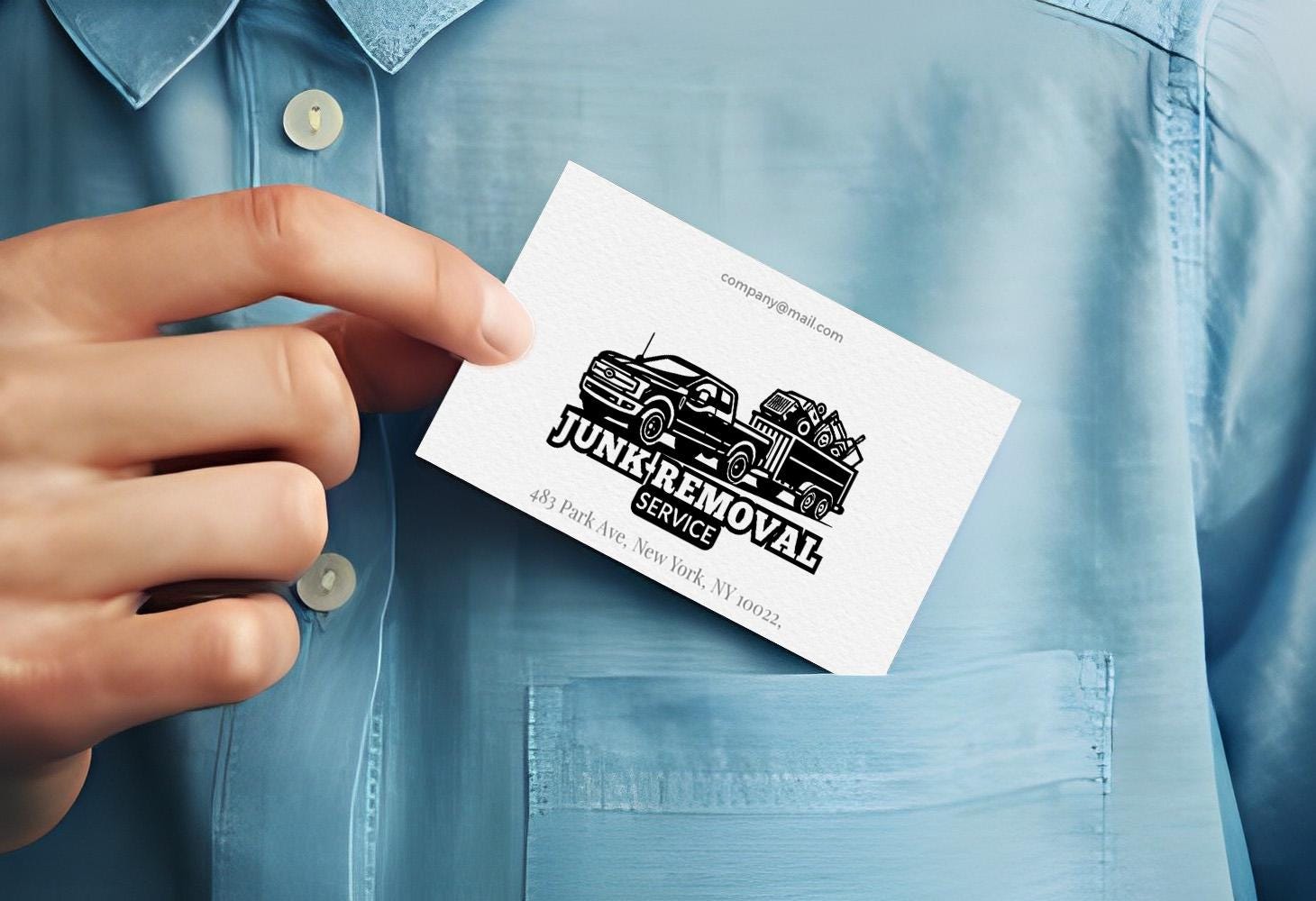 Junk Removal Business Logo Customize Template, SVG, PDF, PNG, Junk Svg ...