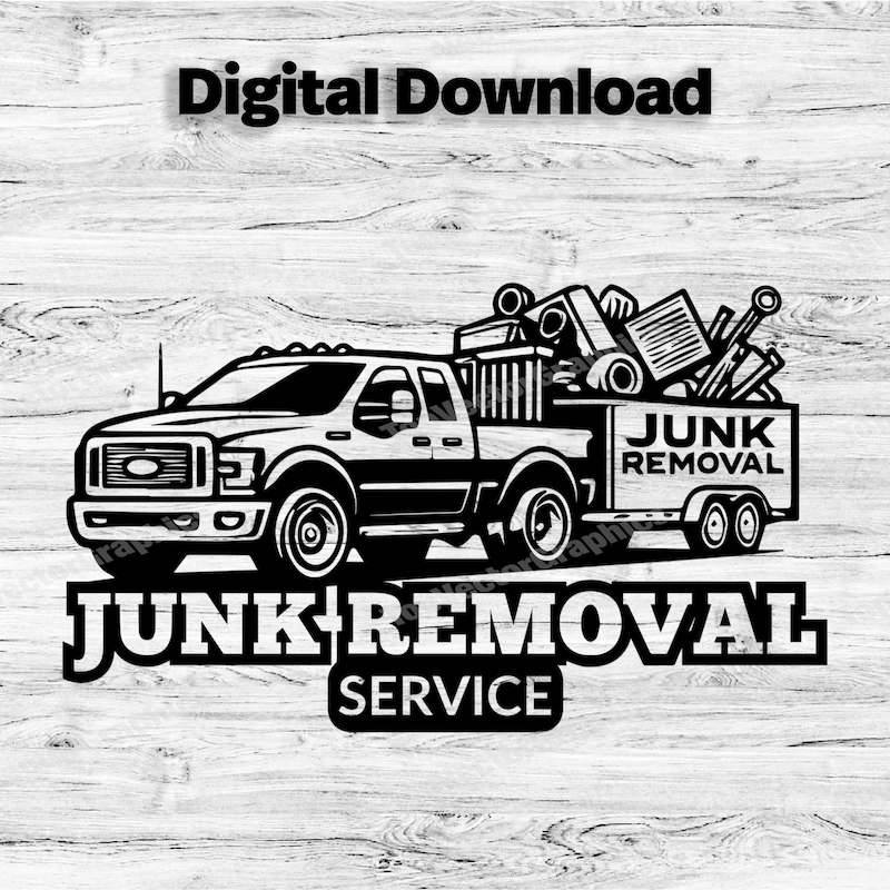 Junk Removal Services Logo - Etsy