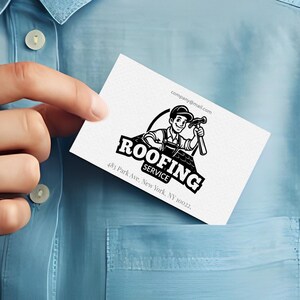Roofing Business Logo Customize Template, SVG, PDF, PNG, Jpg Roofer Svg ...