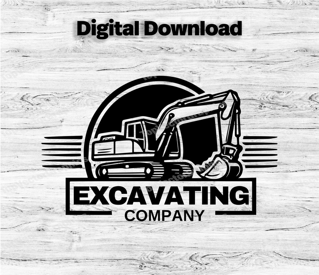 Excavating Business Logo Customize Template, SVG, PDF, PNG, Jpg ...
